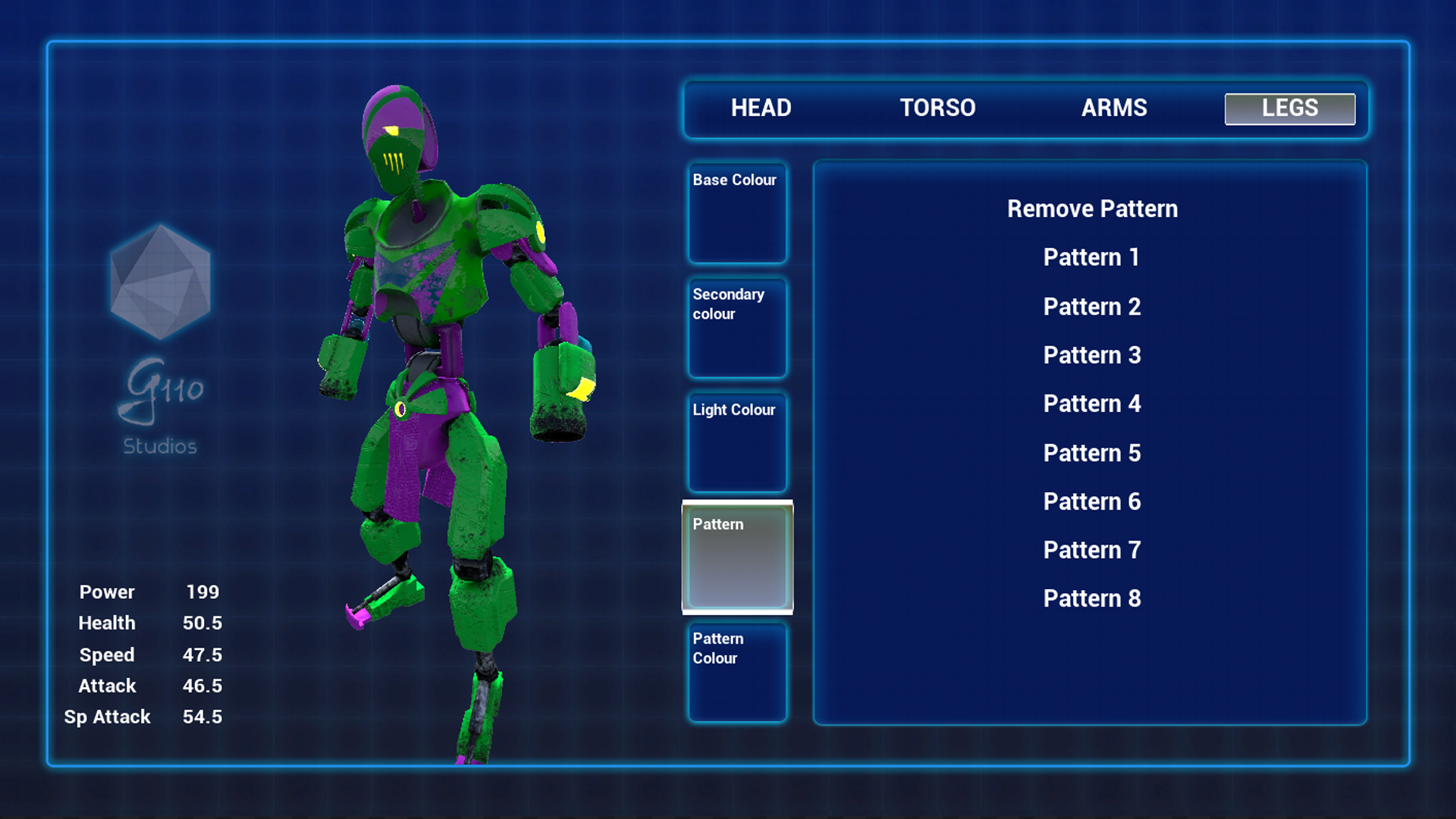 Our Character Customisation System is live! – G110 Studios